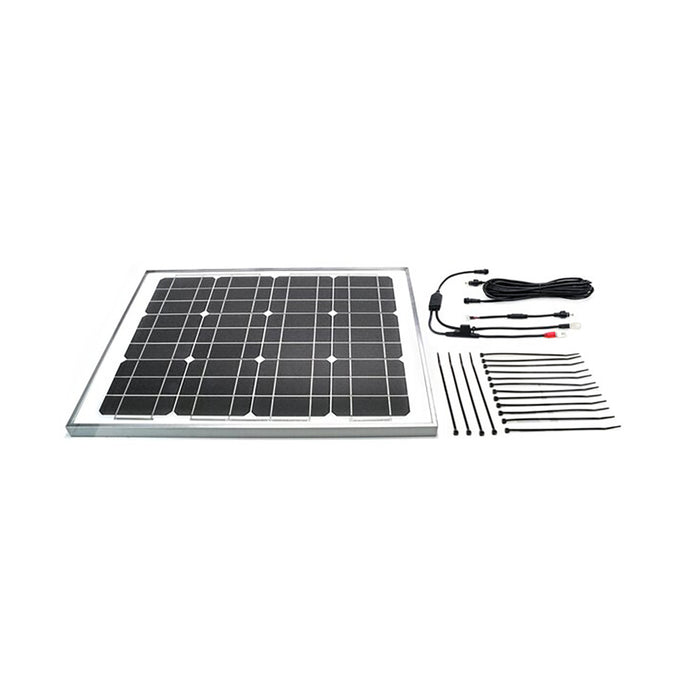 30w-12v Solar Panel & Wiring Kit – Lake Lite