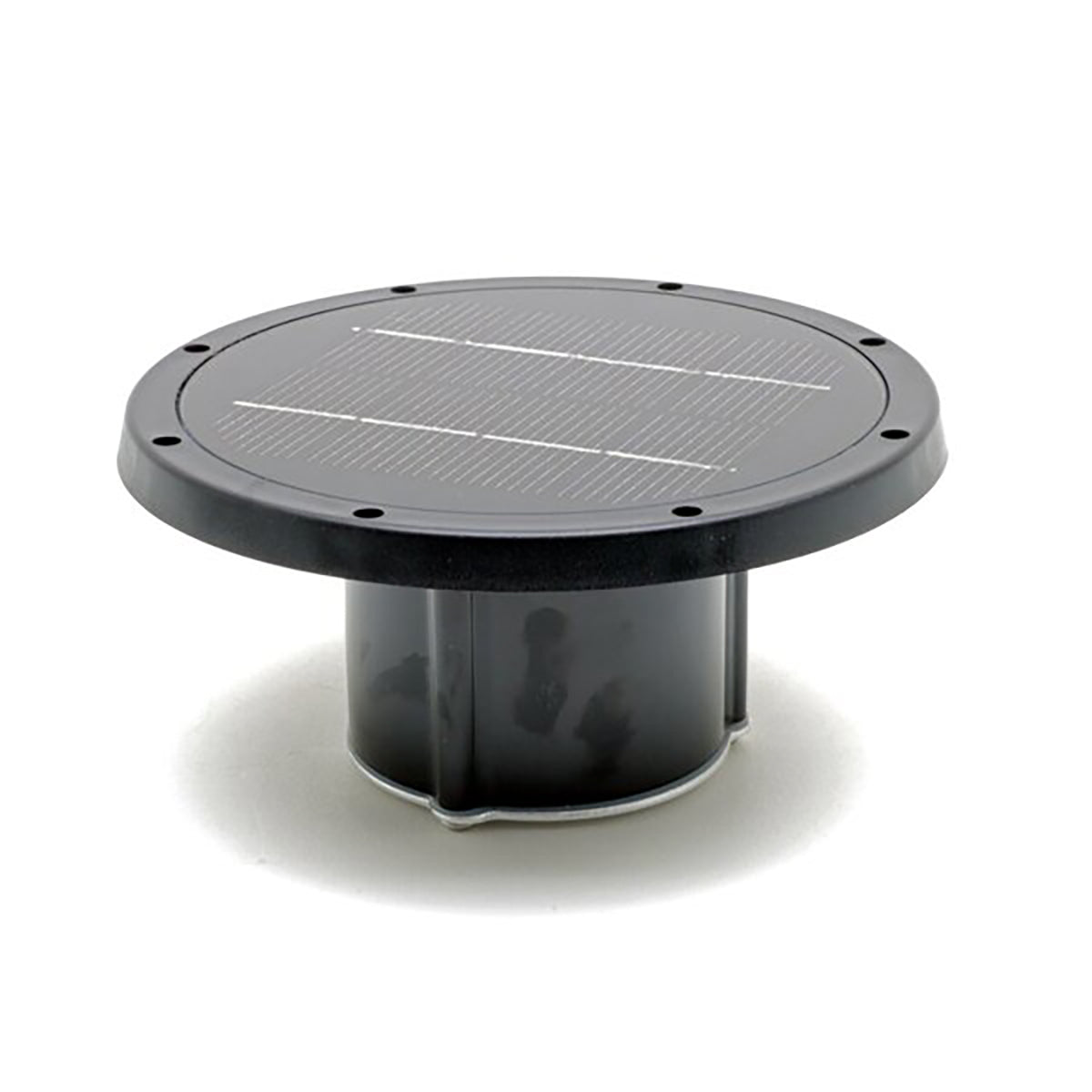 Solar Piling Light Replacement Top (Black) - 3 Color LED Switchable ...